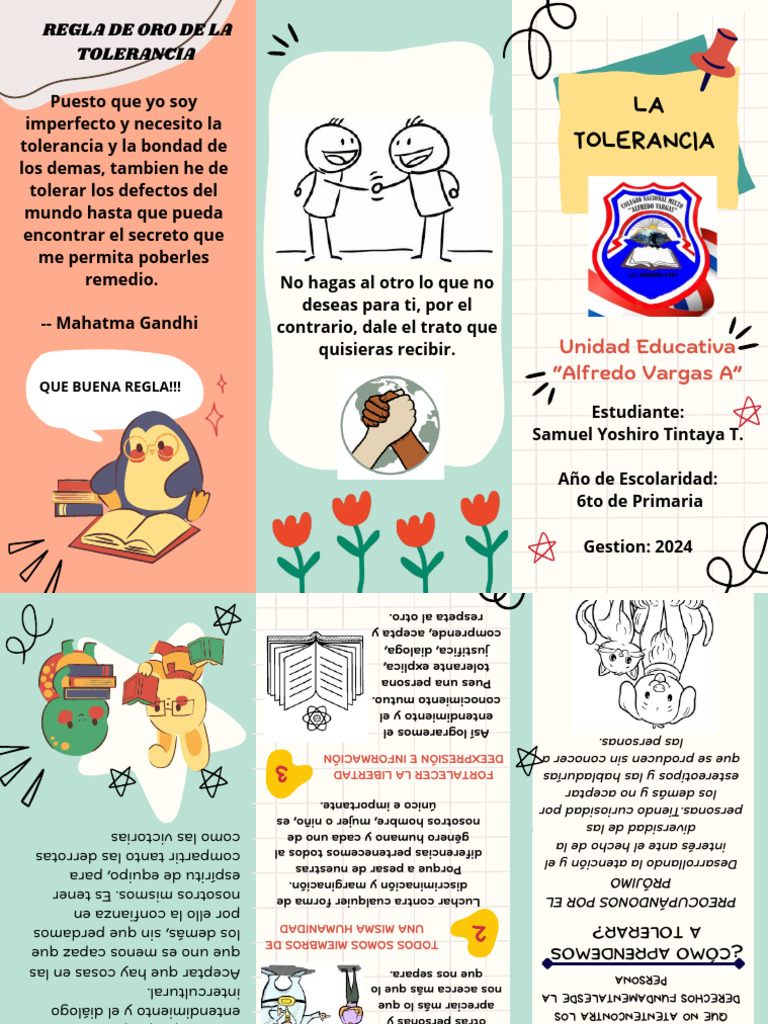 Triptico Sobre La Tolerancia | PDF