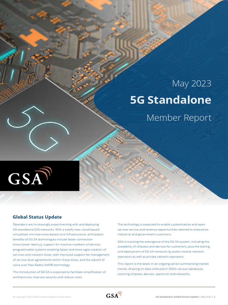 5G SA May 2023 by GSA | PDF