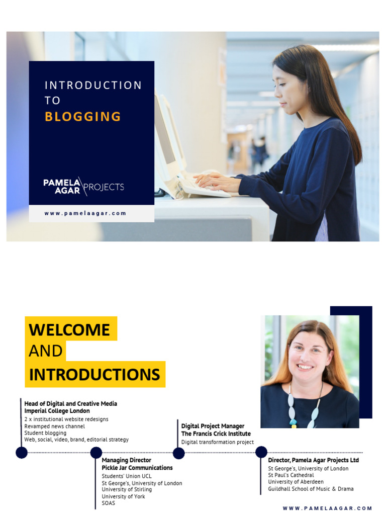 Introduction To Blogging | PDF