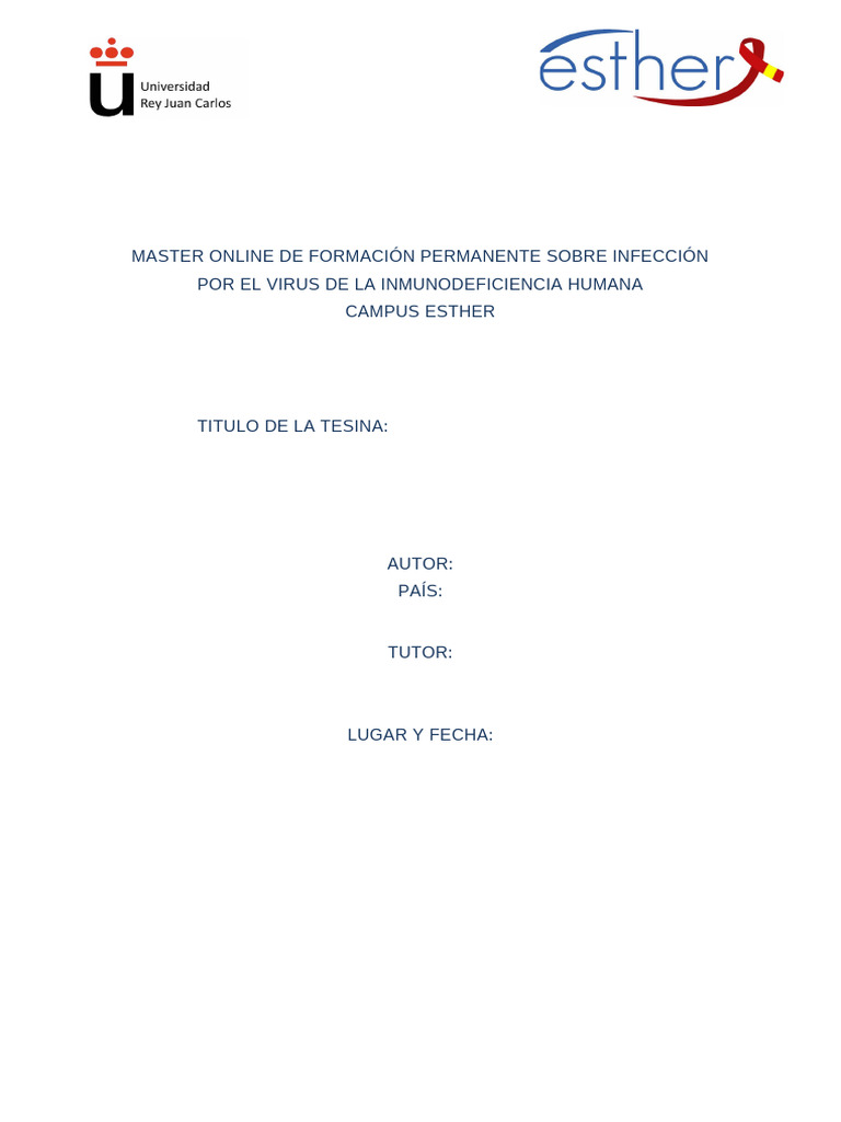Formato CARATULA Tesina 2023-2024 | PDF