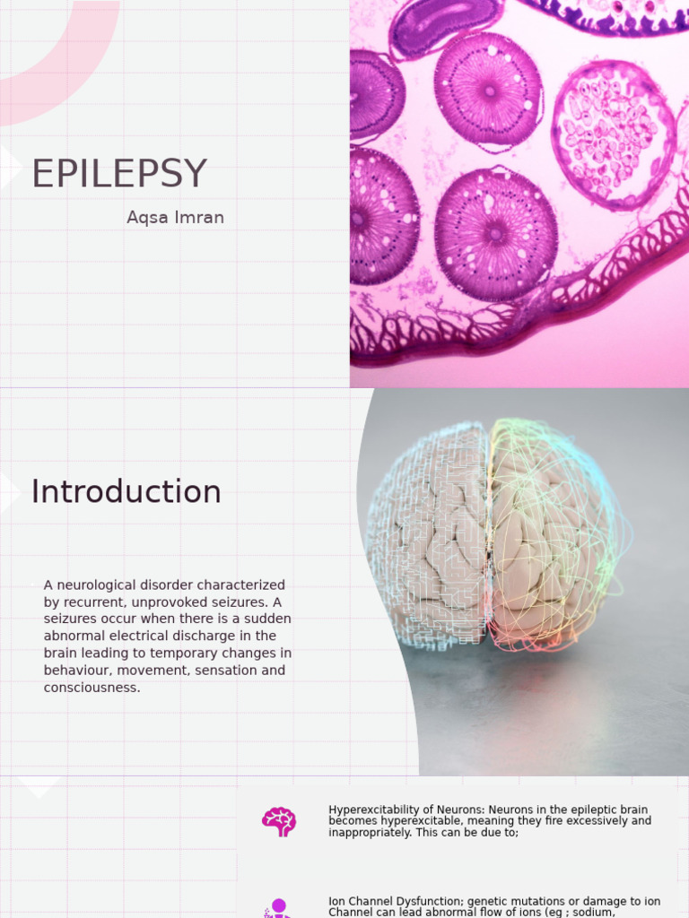 Epilepsy Clinical Presentation | PDF