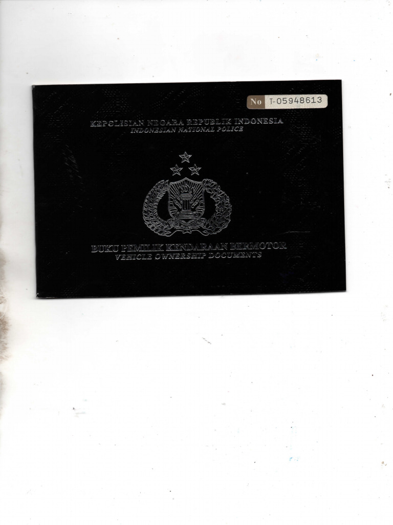 BPKB L 8612 Un | PDF