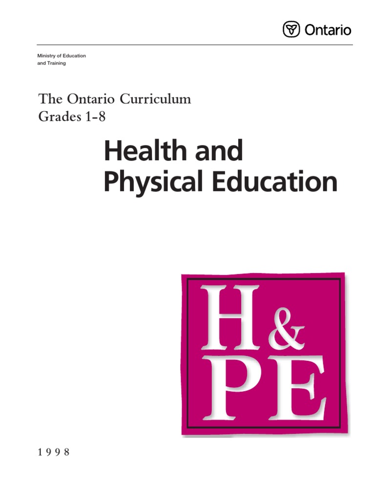 The Ontario Curriculum - Health and Physical Education | Substance ...