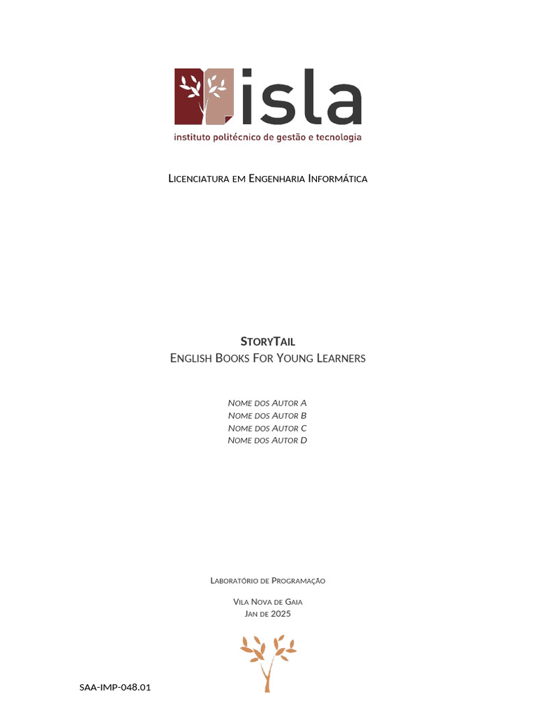 LEI A3 S1 LP ModeloRelatorio | PDF