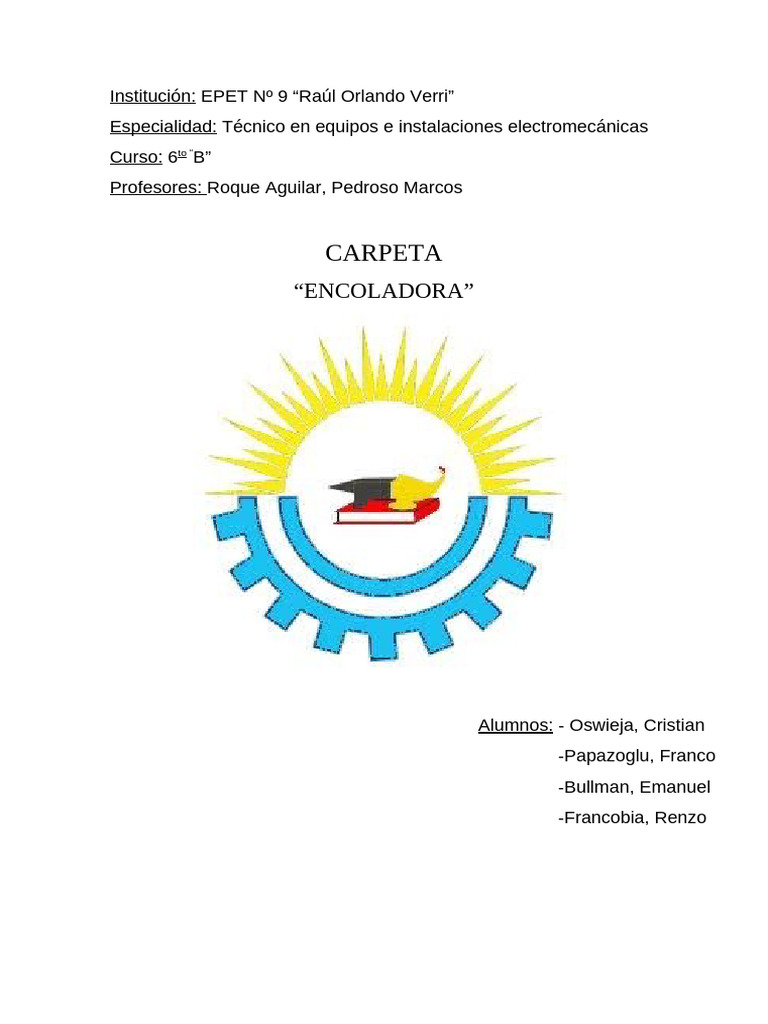 Carpeta Proyecto Final G2 | PDF