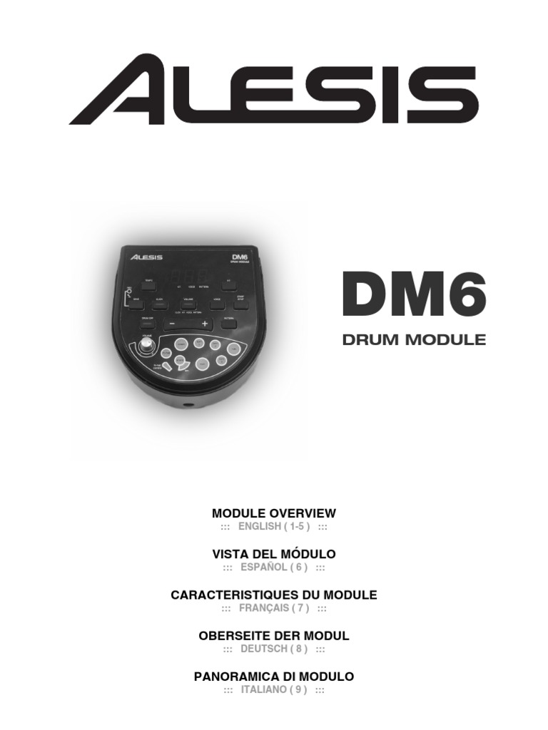 Dm6 Module Reference Manual Evb | PDF | Tempo | Drum Kit