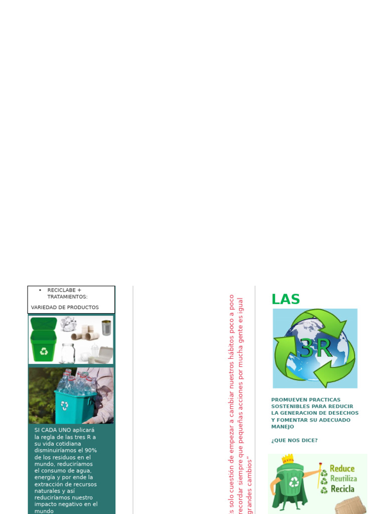 Folleto de Las Tres R....... | PDF