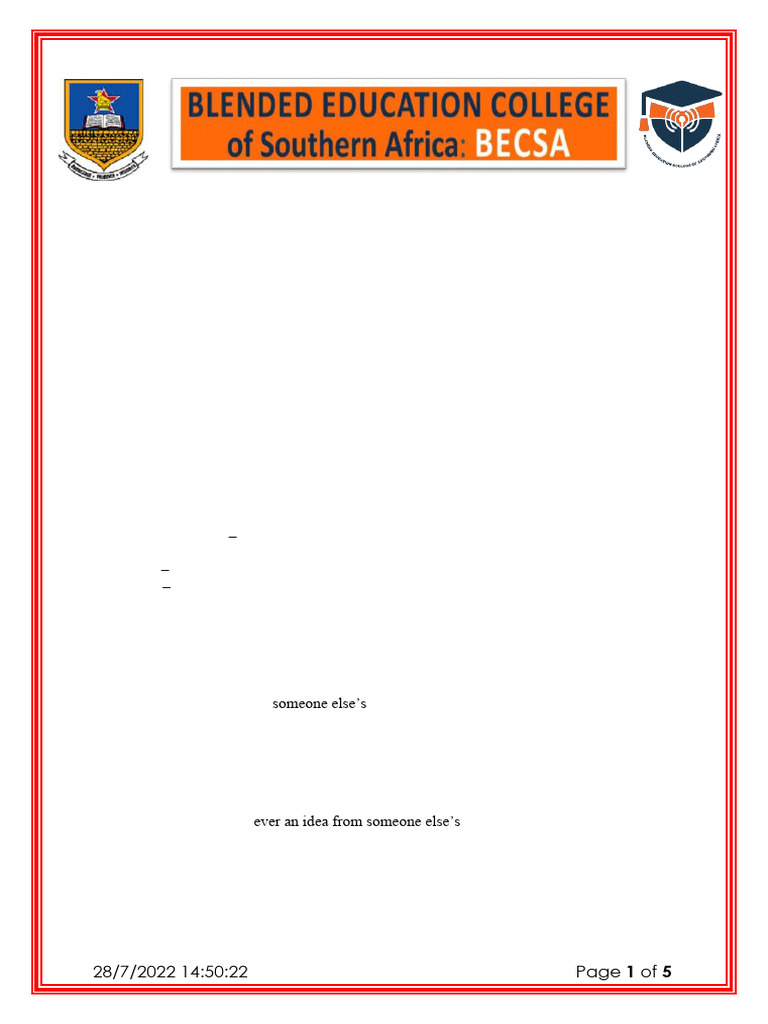 Becsa Referencing 2-1 | PDF