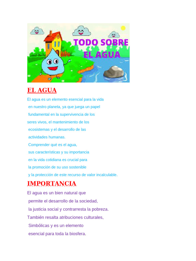El Agua | PDF