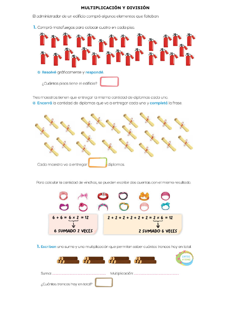 Multiplicación y División - Mat | PDF