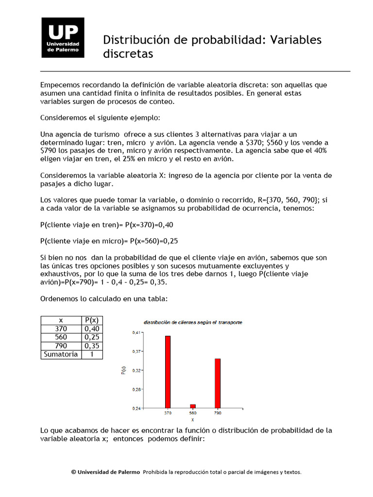 Distribución de Probabilidad - Variables Discretas - Ok | PDF