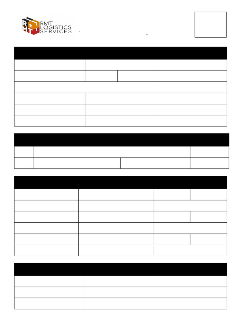 Employee Info Form - RMT | PDF