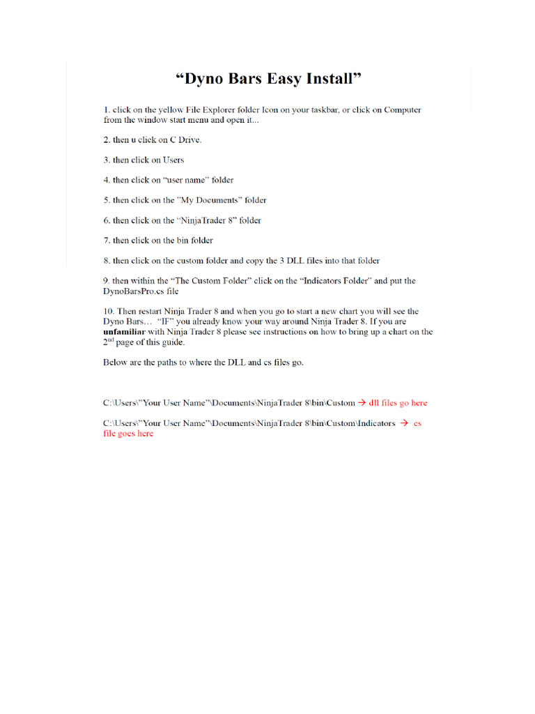 READ THIS! Install Instructions | PDF