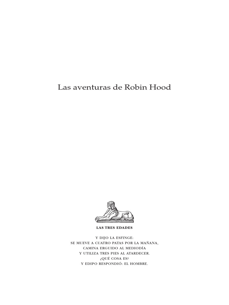 Las Aventuras de Robin Hood | PDF