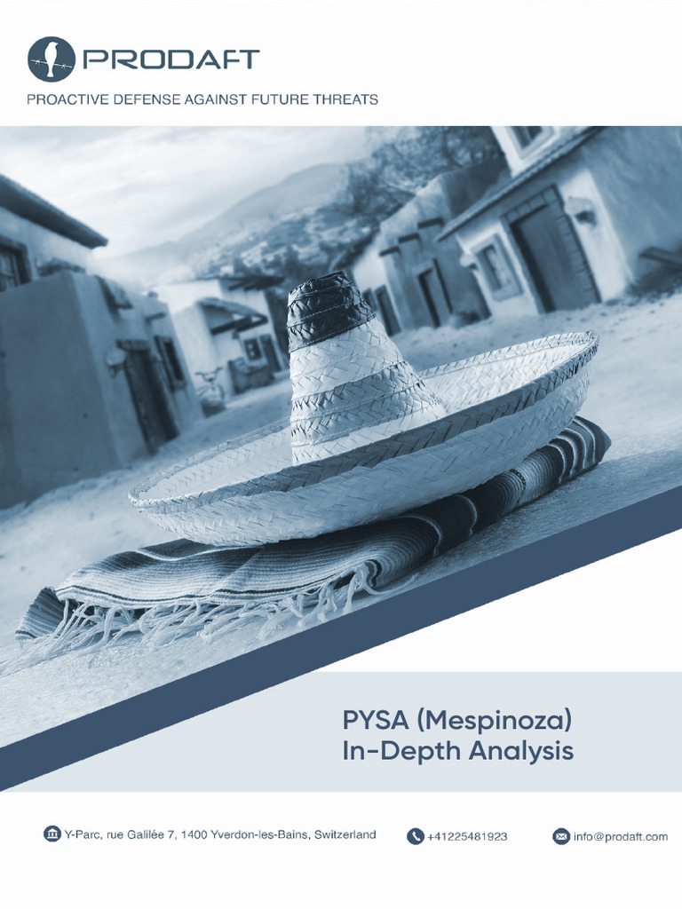 (PYSA) Ransomware Group In-Depth Analysis | PDF