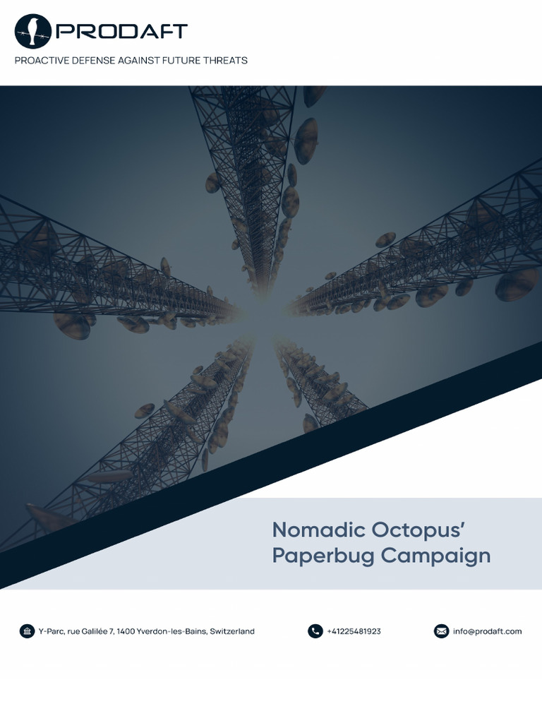 (PAPERBUG) Nomadic Octopus' Paperbug Campaign | PDF