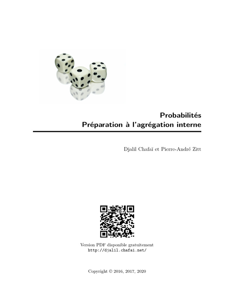 Chafai Probabilites | PDF
