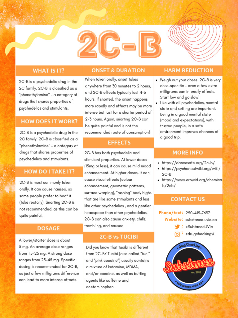 2C-B Onesheet | PDF