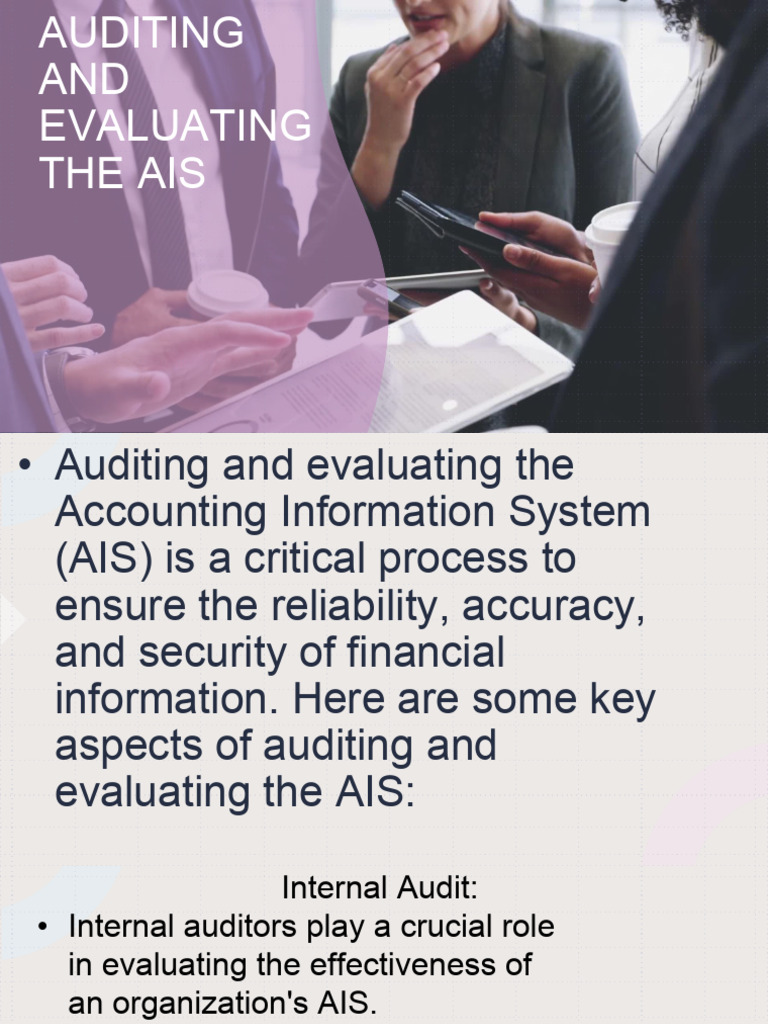 Auditing and Evaluating The Ais | PDF