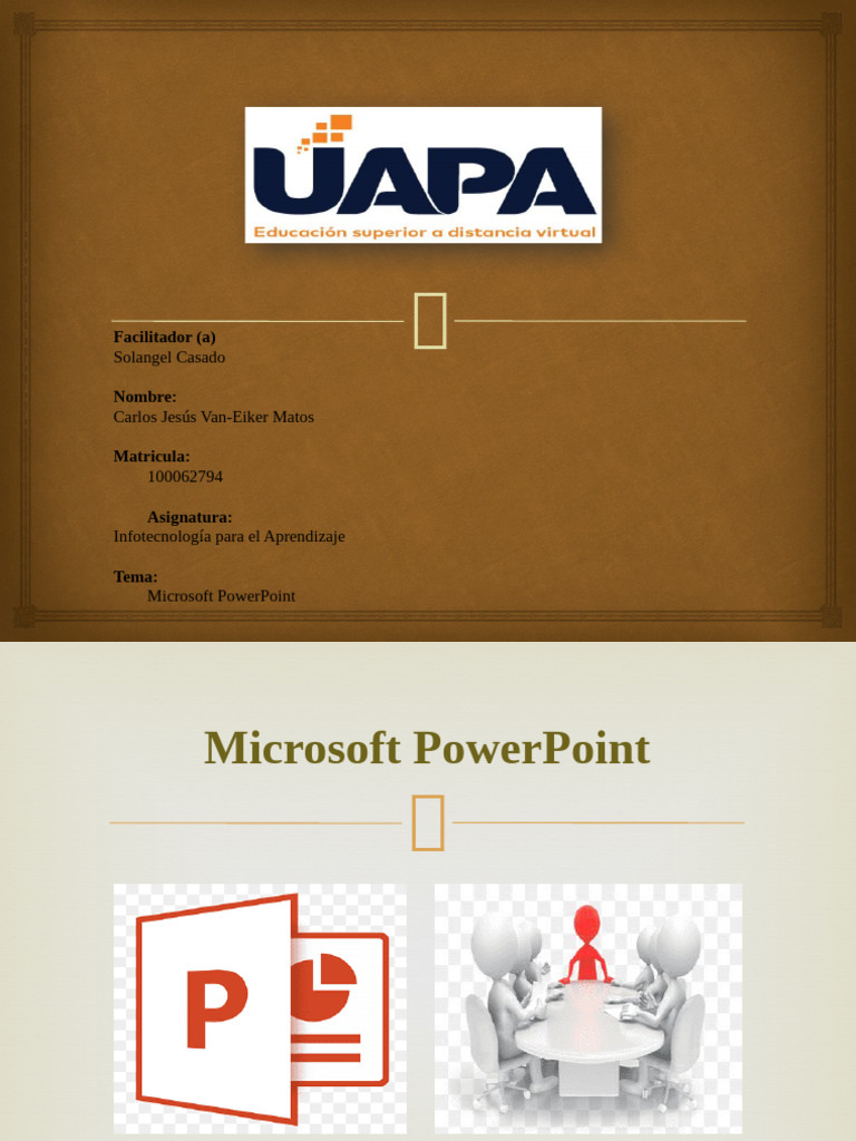 Tarea IV Infotecnologia para El Aprendizaje | PDF | Microsoft PowerPoint | Software de la aplicacion