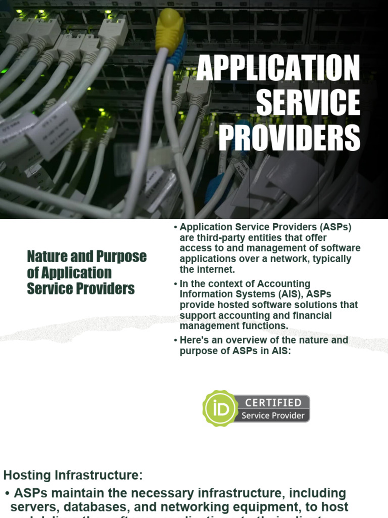 Application Service Providers | PDF