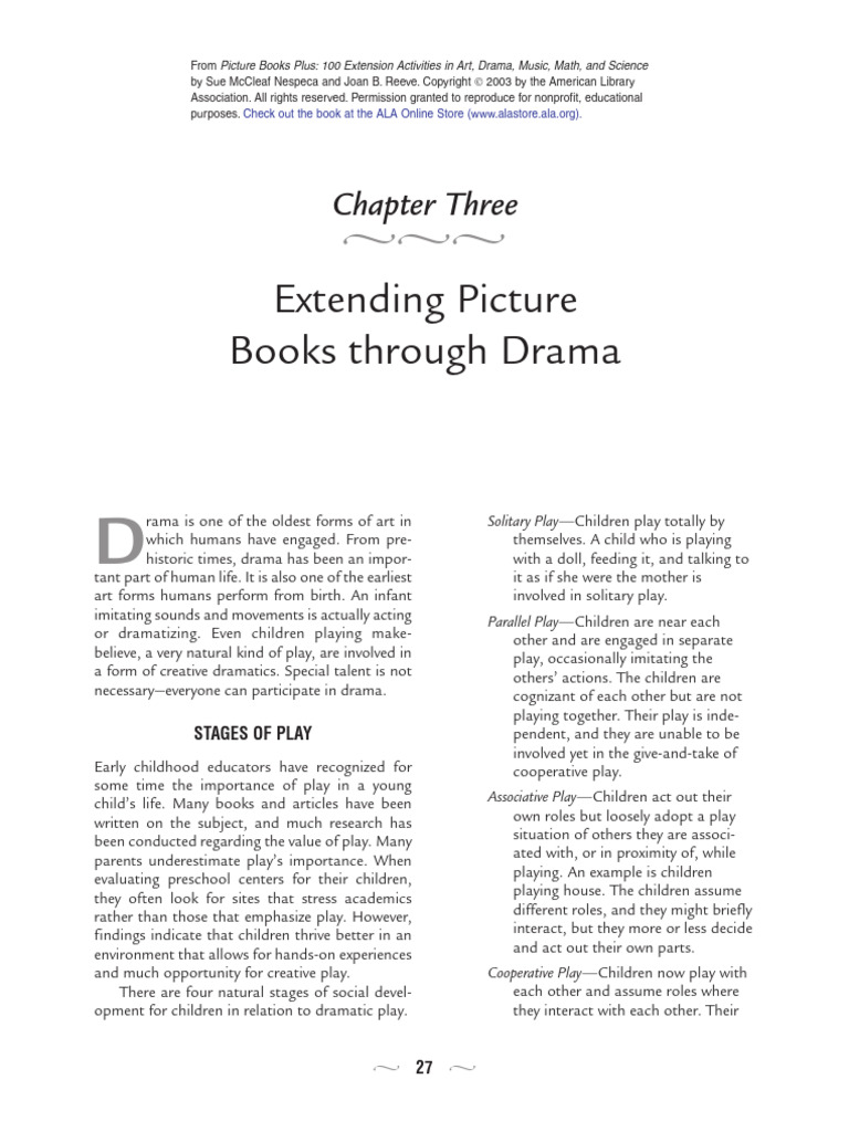Extending Picture Books Through Drama | PDF | Puppets | Theatre