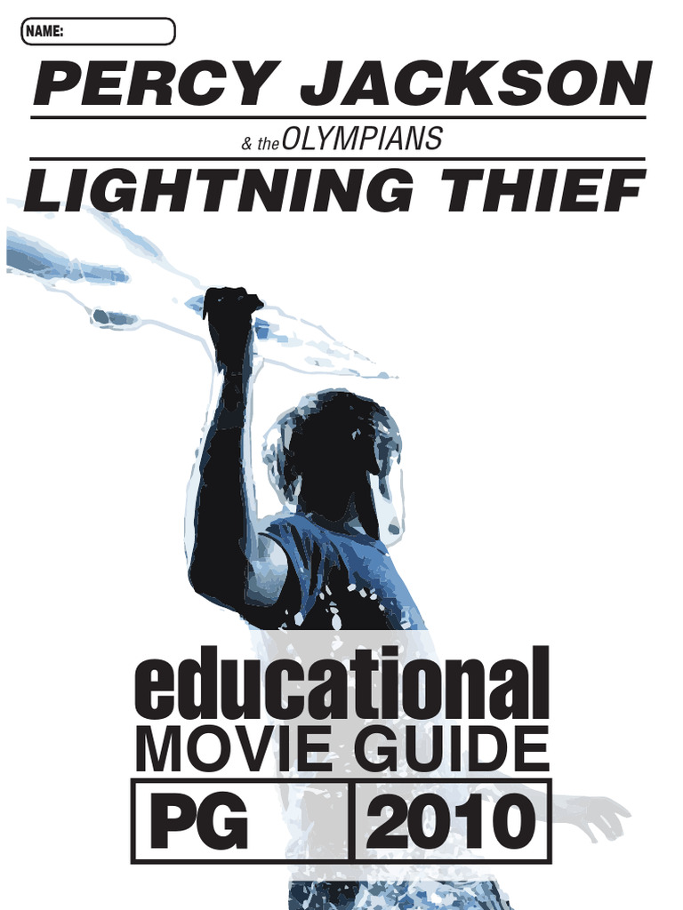 Percy Jackson & The Olympians The Lightning Thief (PG - 2010) Print | PDF
