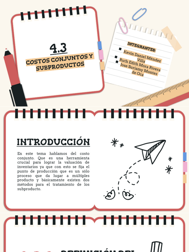 4.3 - Exposición - Costos Conjuntos y Subproductos | PDF