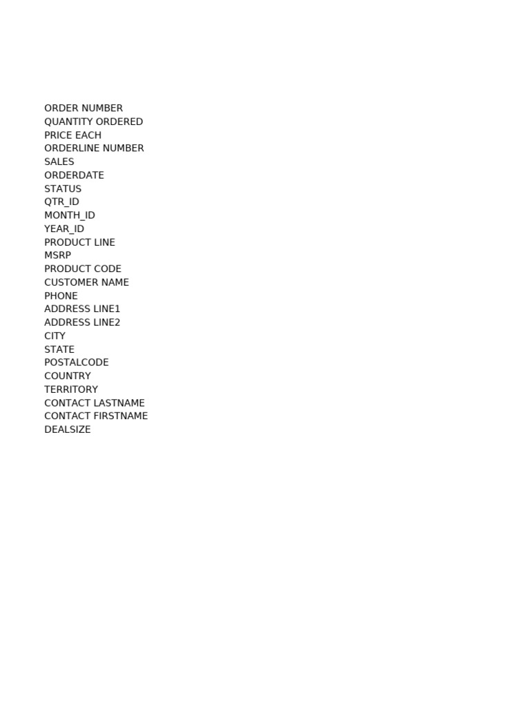 Car Sales Dataset | PDF