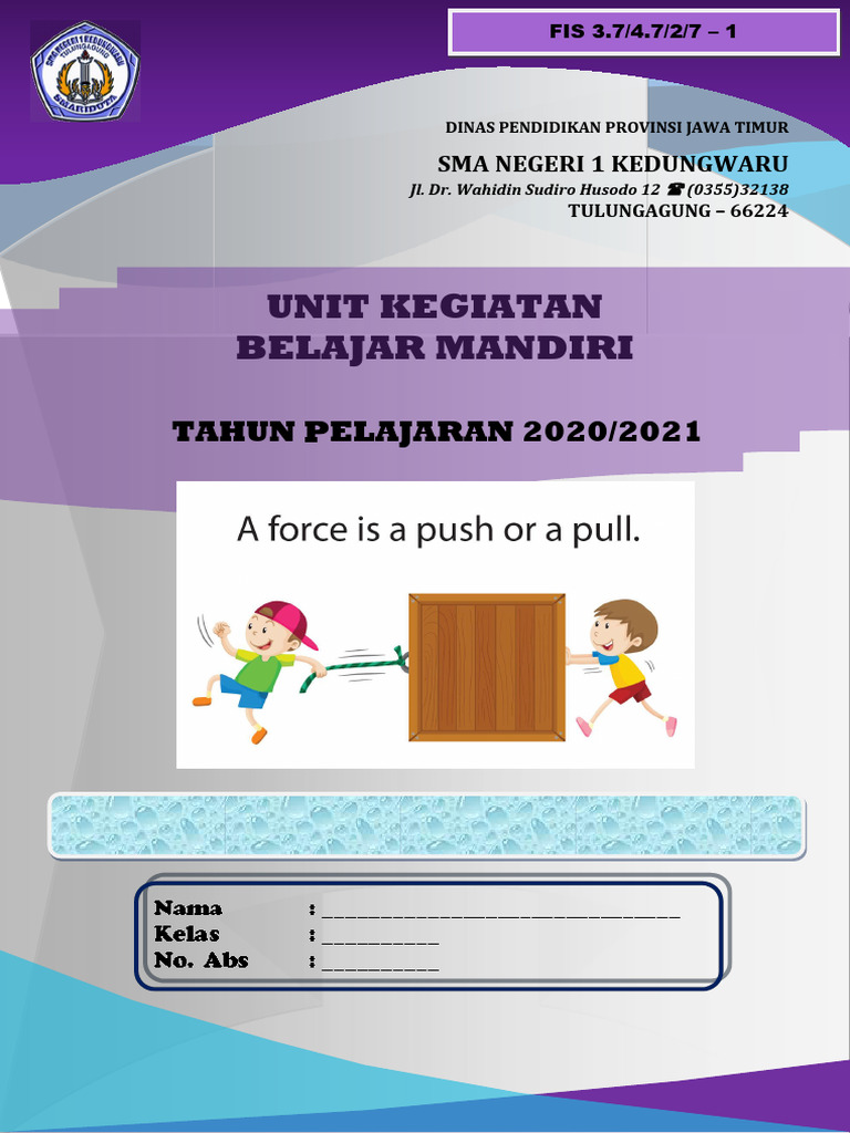 3.7 UKBM Dinamika Partikel | PDF