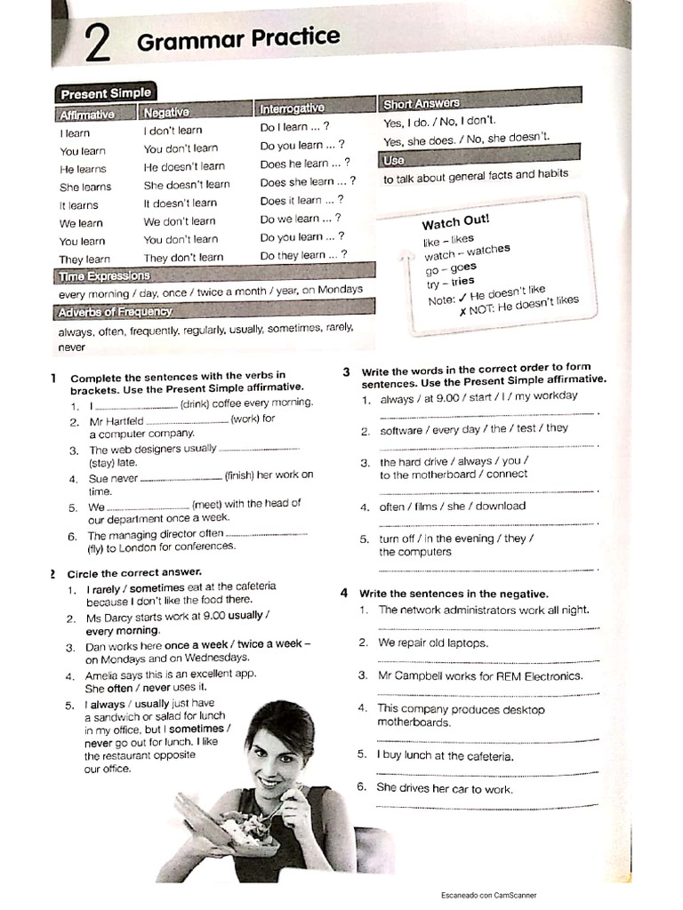 Unit 2 Present Simple | PDF