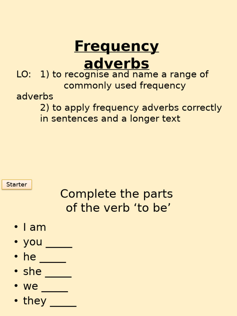 Frequency Adverbs Fun Activities Games Grammar Guides - 42207 | PDF