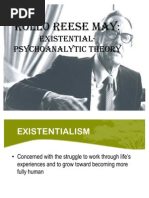 Rollo May - Existential | PDF | Existentialism | Psychotherapy