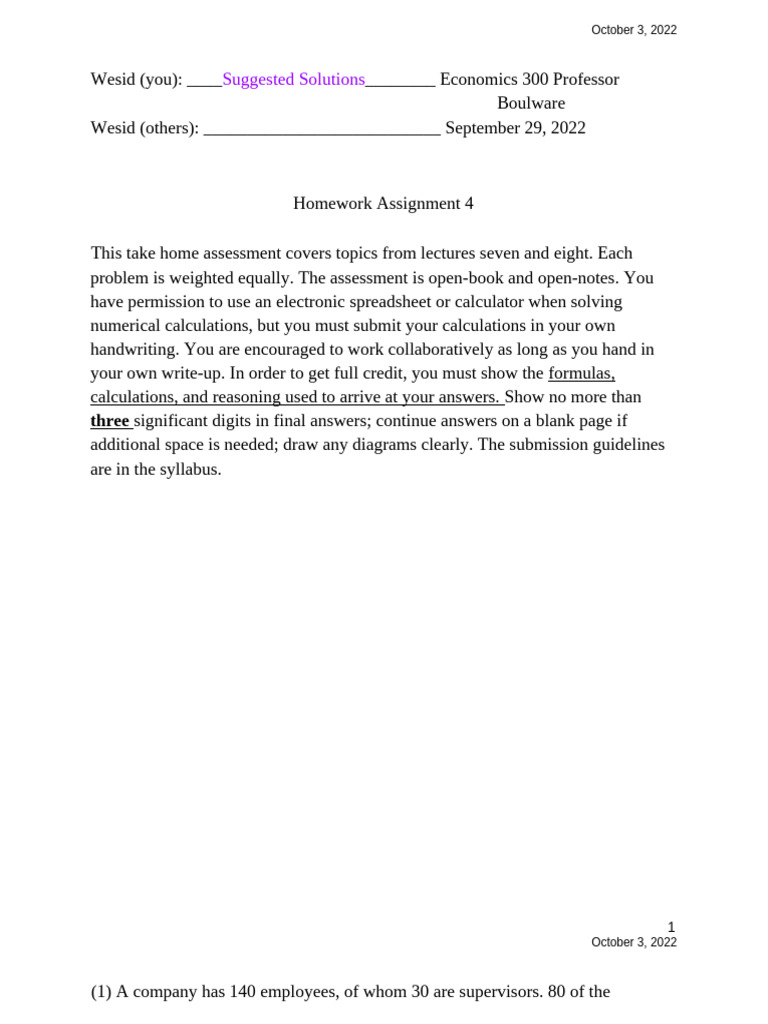 ECON300F2022 - HW4 - Conditional Probability and RVs - v2 - Suggested ...