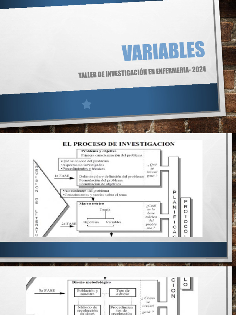 Variables En Investigacion Pdf