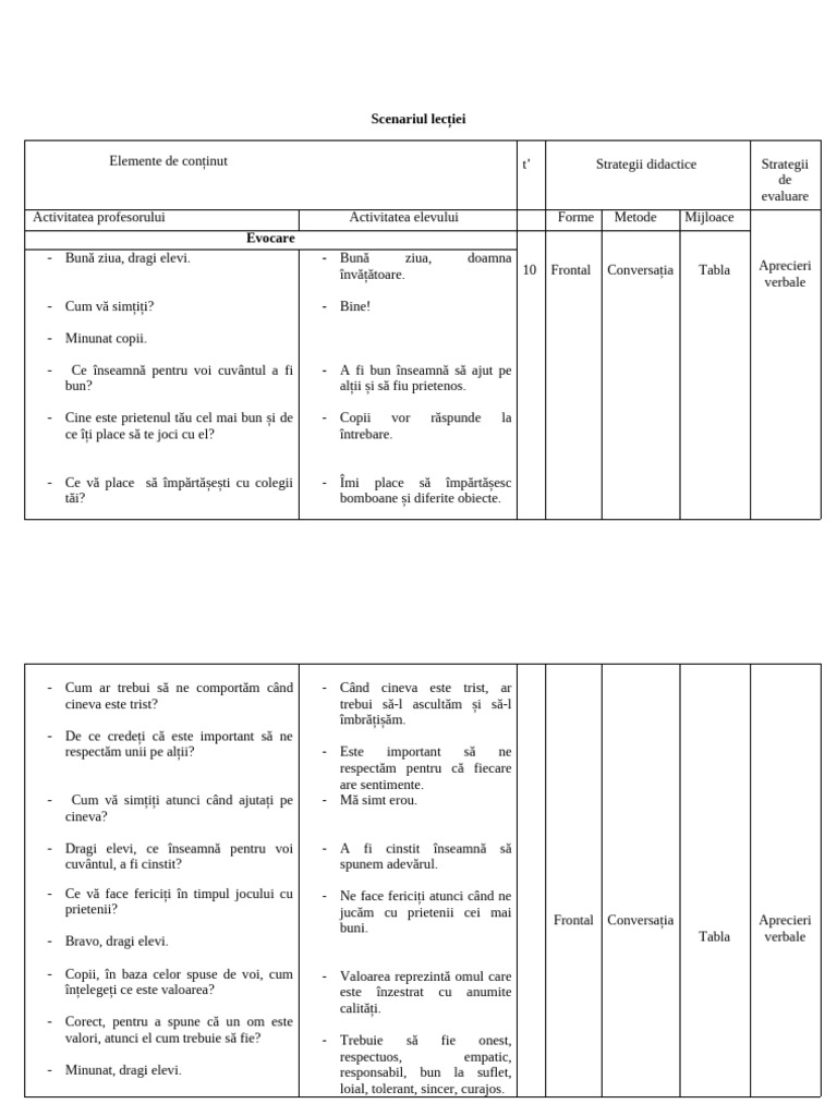 Proiect La Română 03.10 | PDF