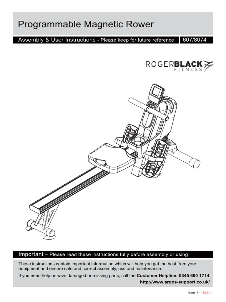 Manual de Remo Roger Black | PDF