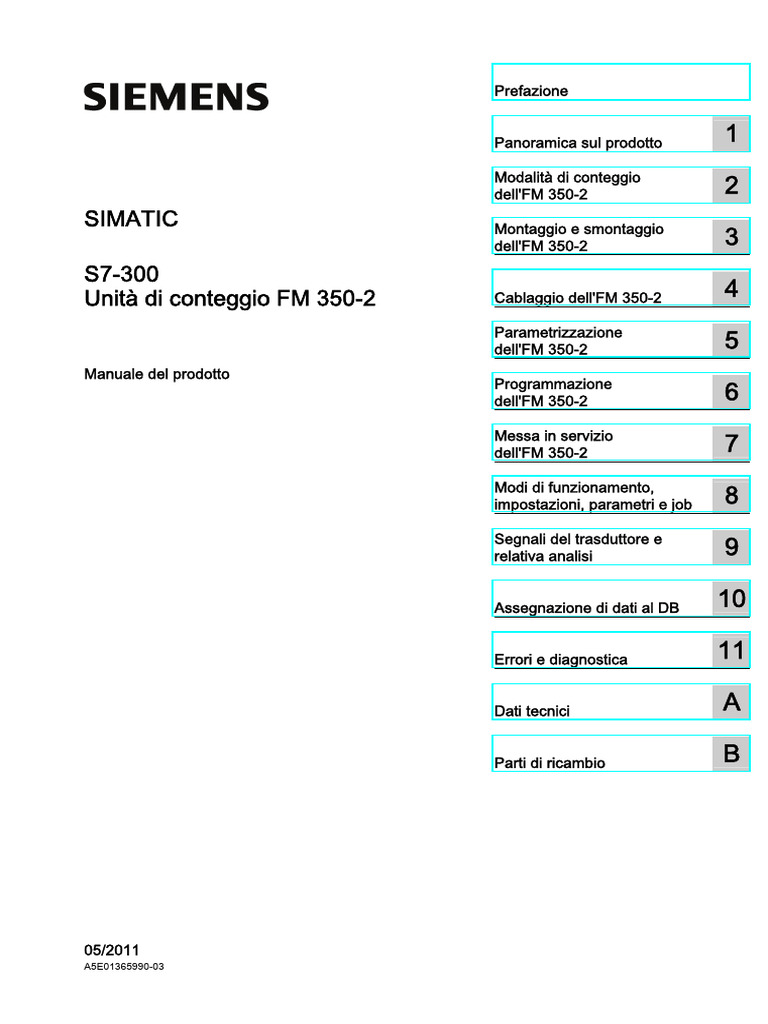FM 350-2 - Unità Di Conteggio | PDF