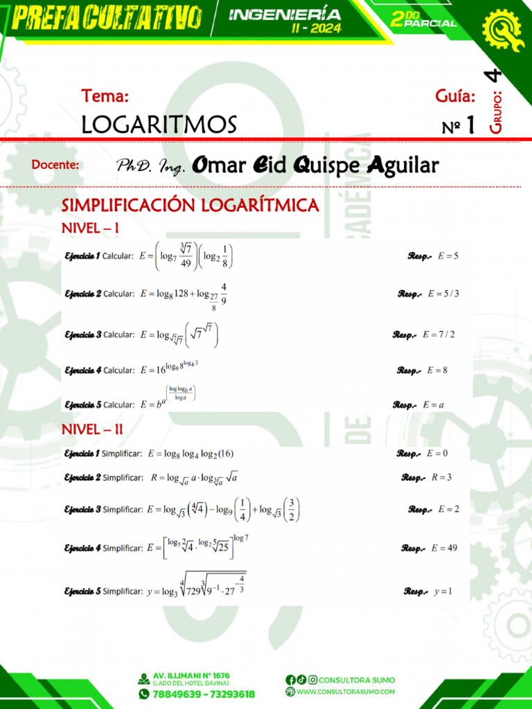 Logaritmos | PDF