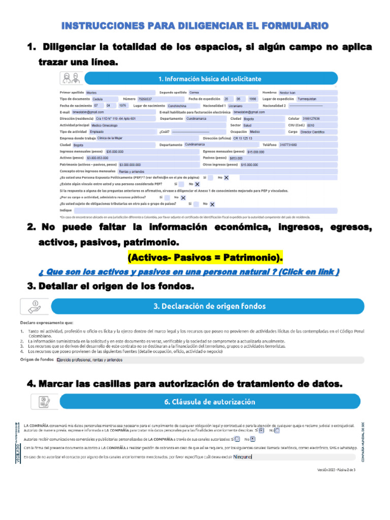 Formulario Seguro PN Arriendos Completo VF 061024 | PDF