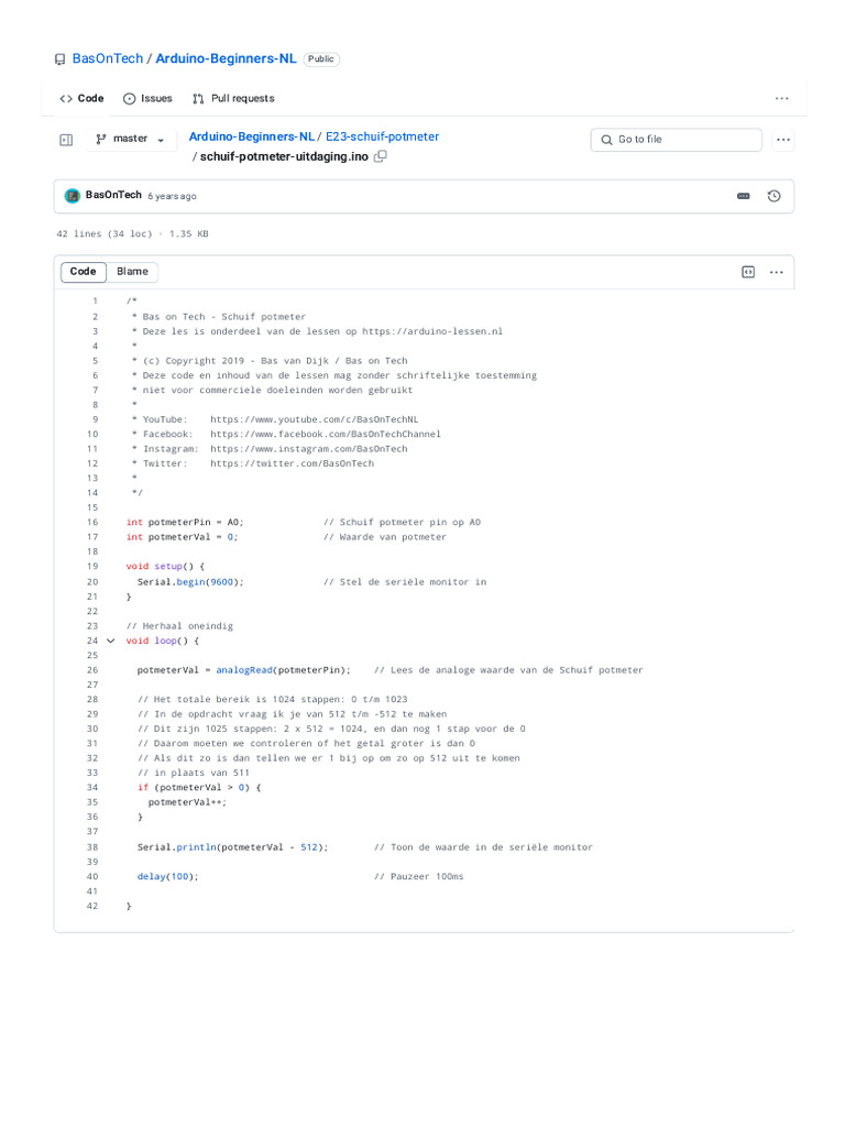 Arduino Beginners NL - E23 Schuif Potmeter - Schuif Potmeter Uitdaging - Ino at Master BasOnTech ...