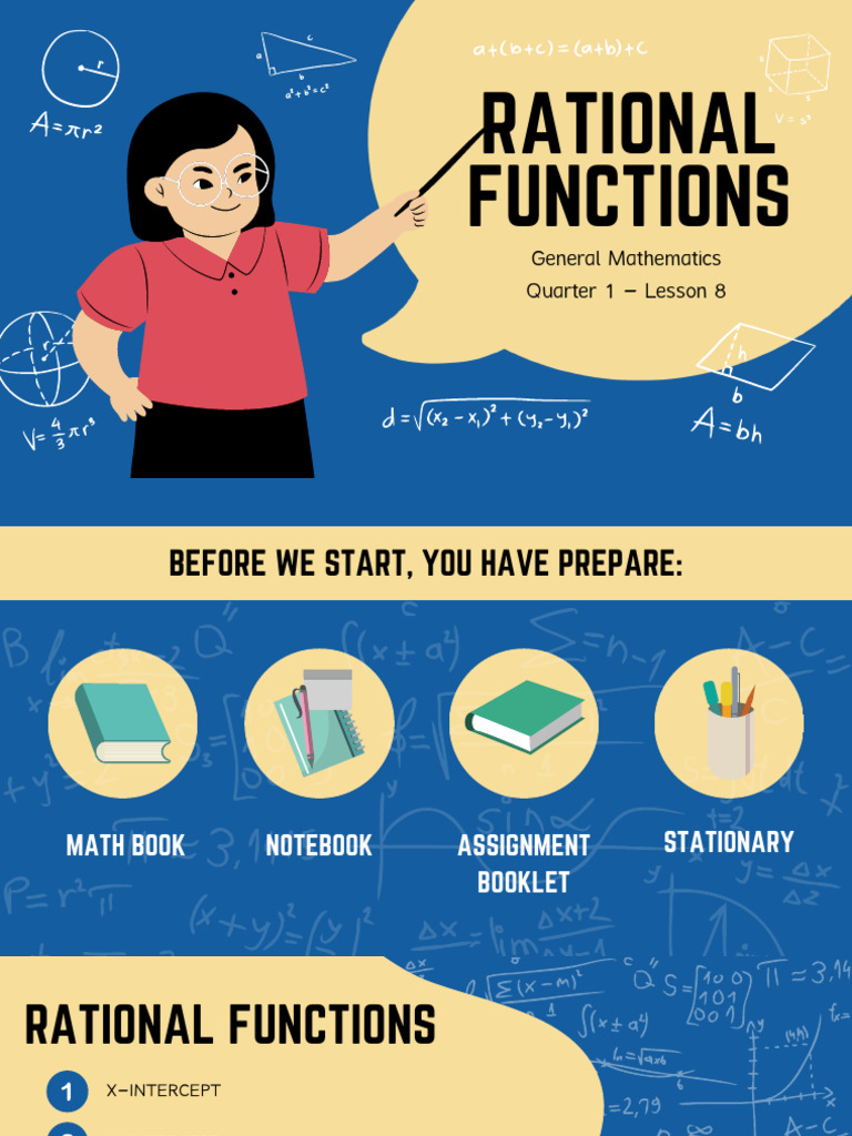 GenMath Q1 L8 Rational Function | PDF | Asymptote | Function (Mathematics)