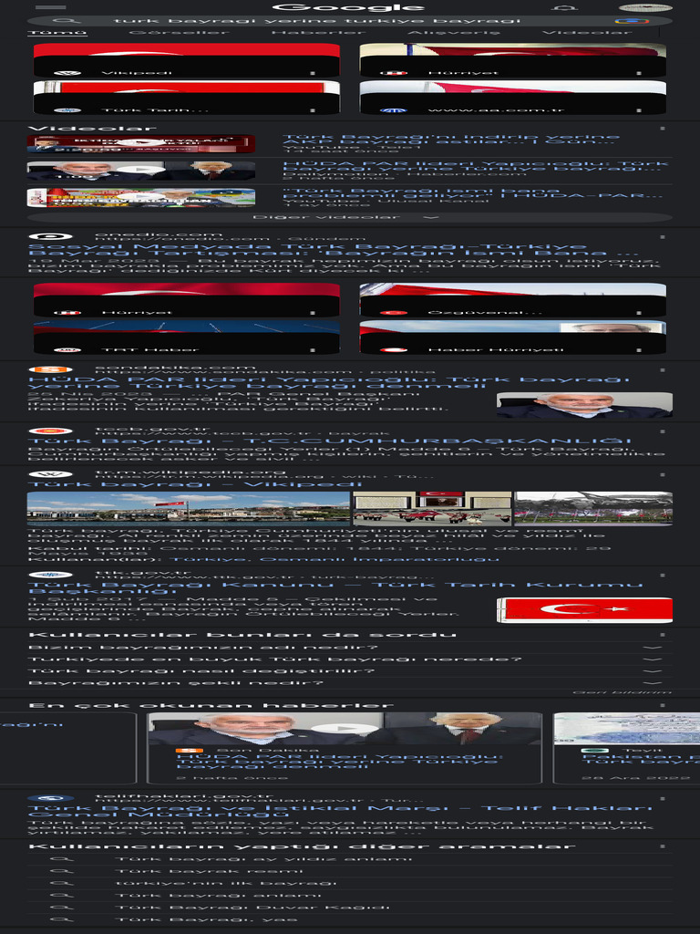 Turk Bayragi Yerine Turkiye Bayragi - Google'Da Ara | PDF