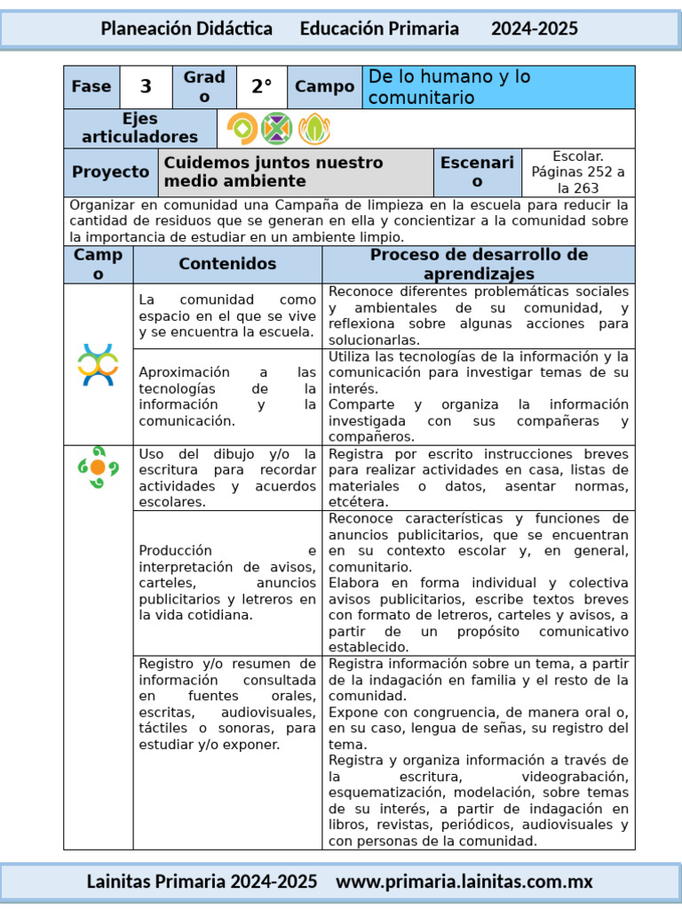 2do Grado Octubre - 03 Cuidemos Juntos Nuestro Medio Ambiente (2024 ...