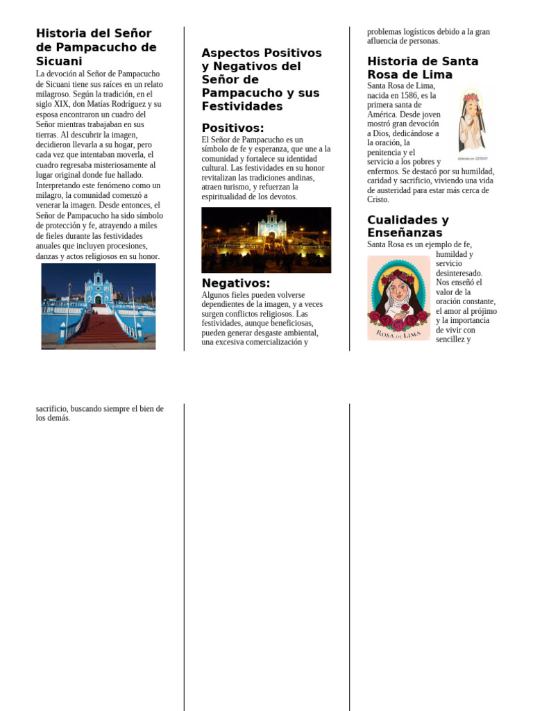 Triptico de Religion | PDF