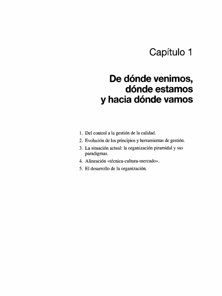 1 Calidad-Gestión Por Procesos - José Pérez Fernández - Capitulo 1 Del Control A La Gestion de ...