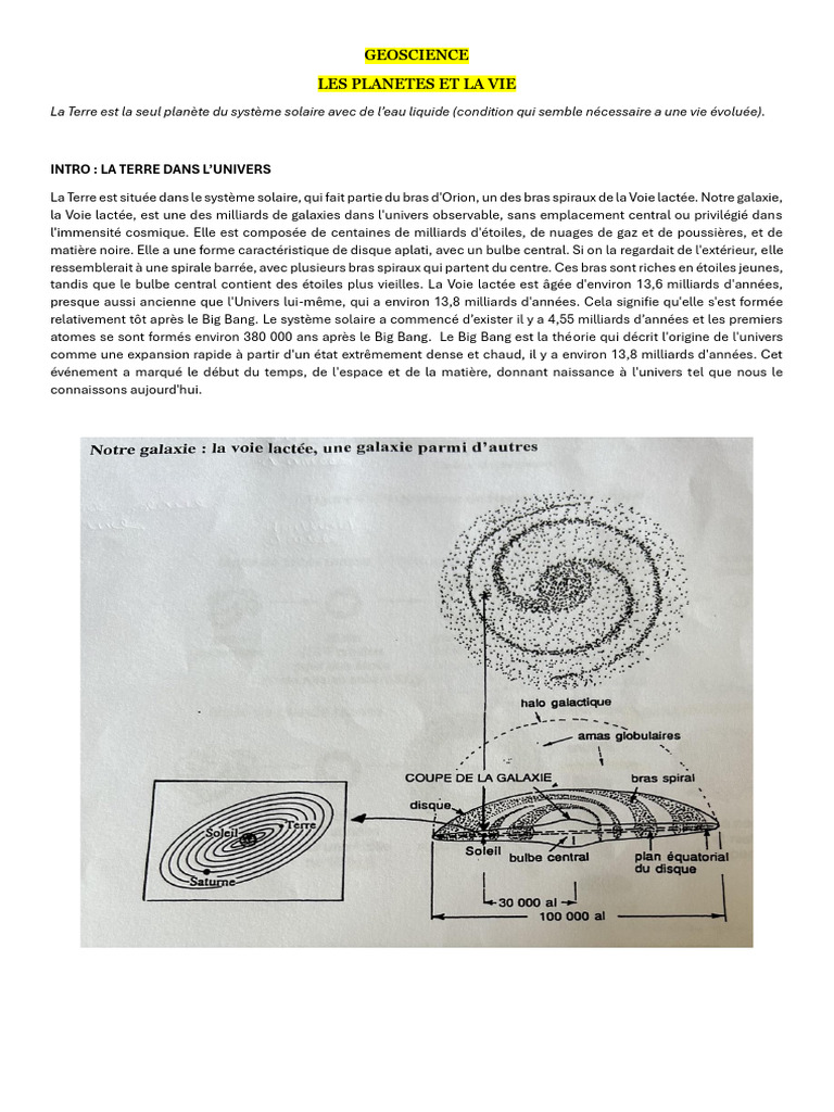 1 - Les Planetes Et La Vie | PDF