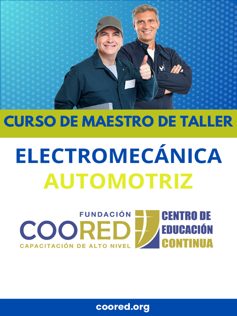 Dossier Final Maestro de Taller en Electromecánica Automotriz | PDF