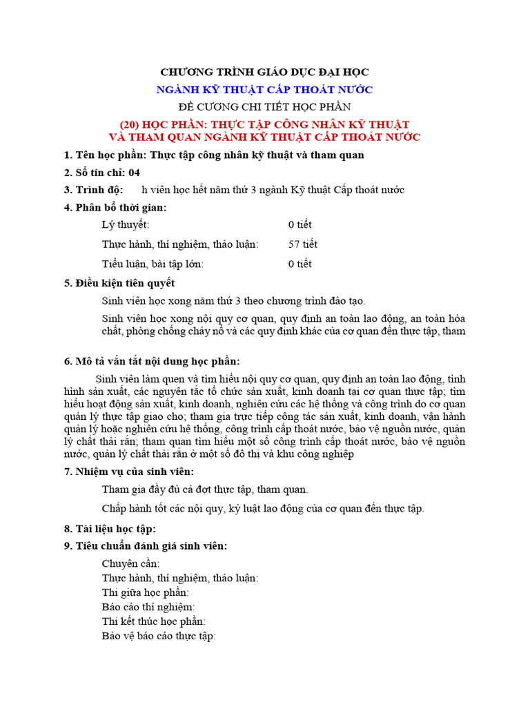 De Cuong Va Huong Dan Viet BCTTCN Online | PDF