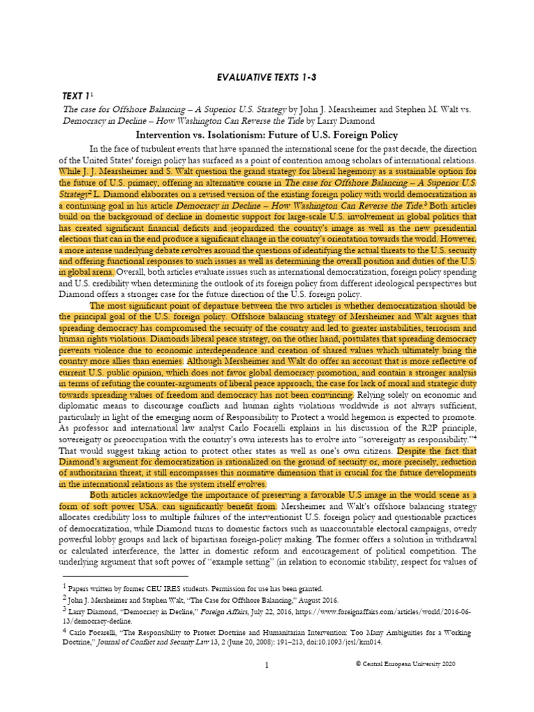 Evaluative Texts 1-3 Sample Papers | PDF